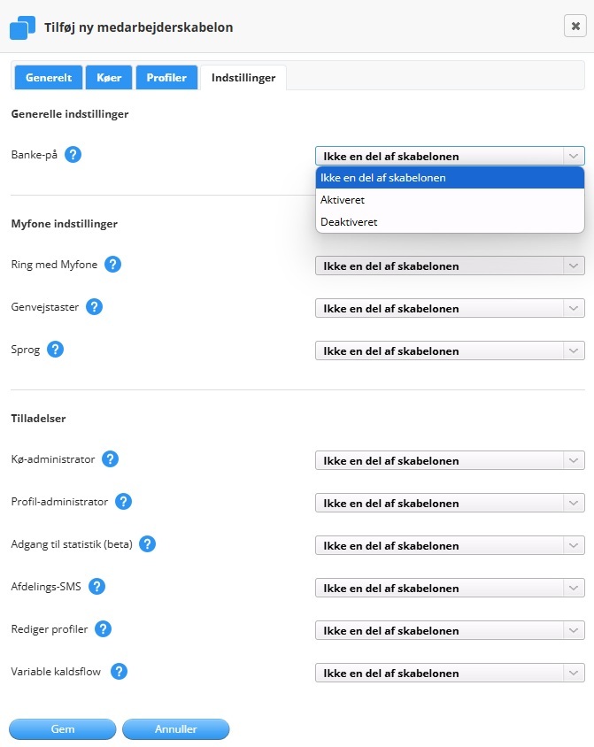 Hvordan opretter man en medarbejderskabelon?